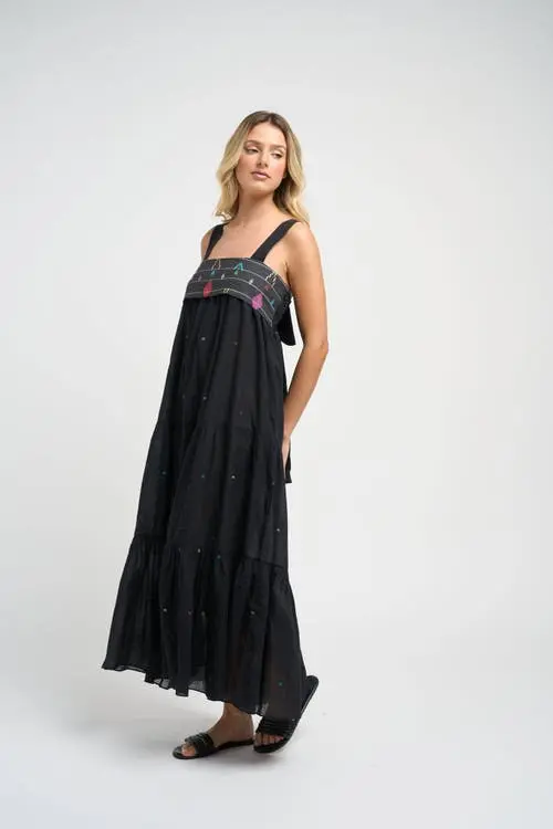 GUADALUPE DESIGN Isabella Jamdani Dress
