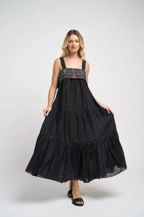 GUADALUPE DESIGN Isabella Jamdani Dress