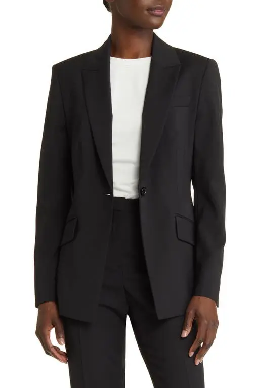 BOSS Jabinalah Virgin Wool Blazer - Black