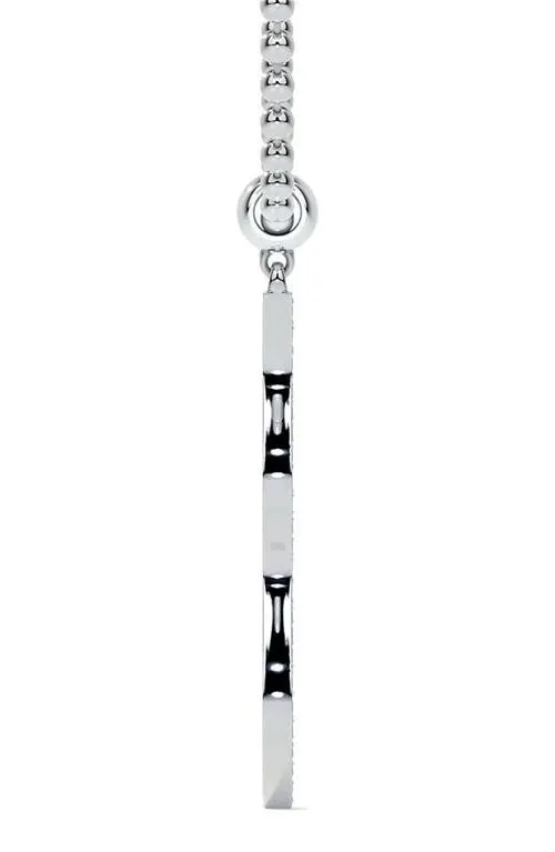 Lagos Caviar Spark Diamond Wave Pendant Necklace