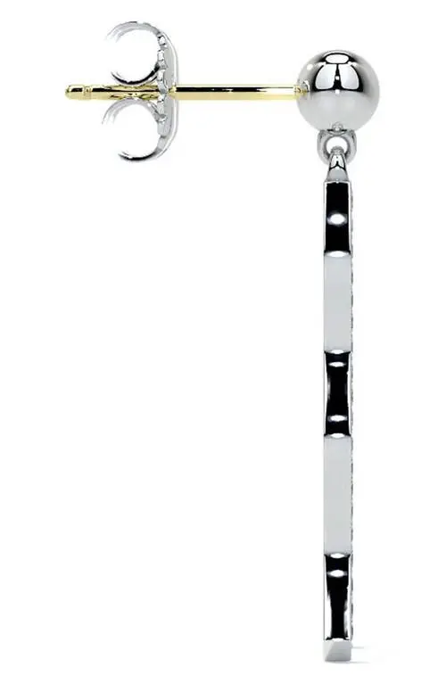 Lagos Caviar Spark Diamond Wave Drop Earrings