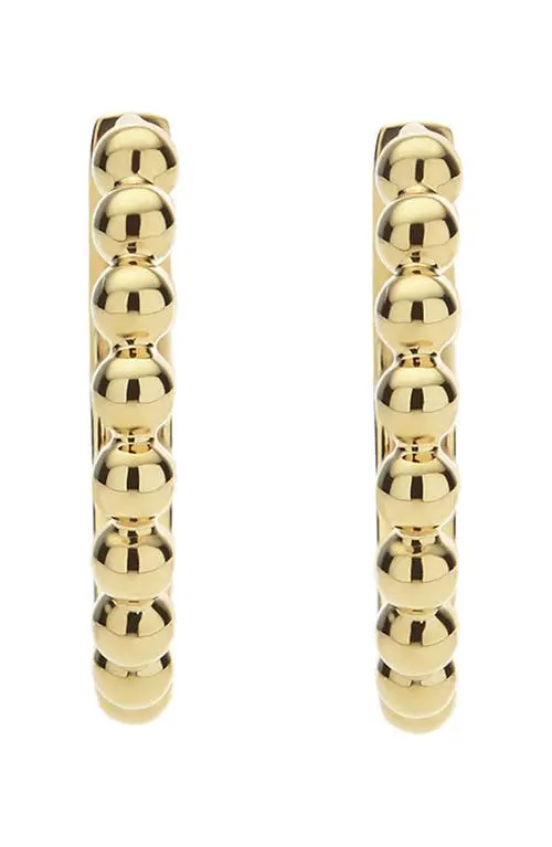 Lagos 18k Caviar Hoop Earrings