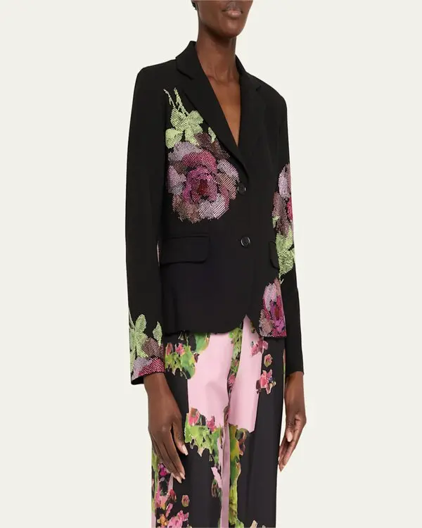 Libertine American Beauty Printed Short Blazer