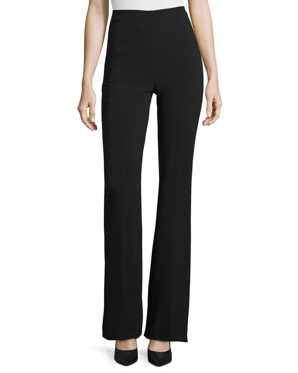 Theory Demitria Flare Trousers - Black