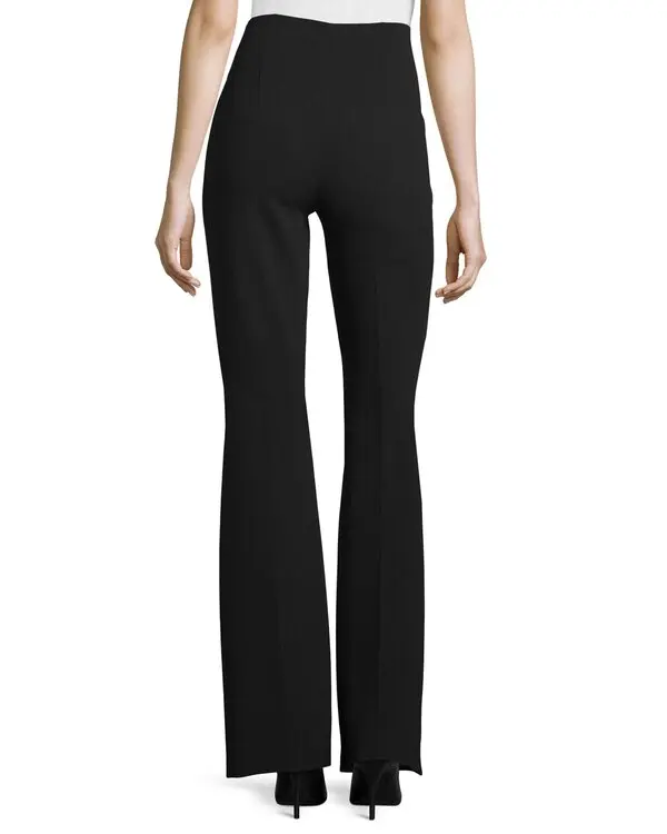 Theory Demitria Flare Trousers - Black