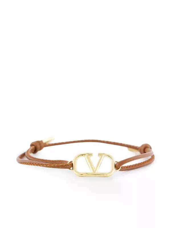 Valentino Garavani Leather Bracelet - Brown