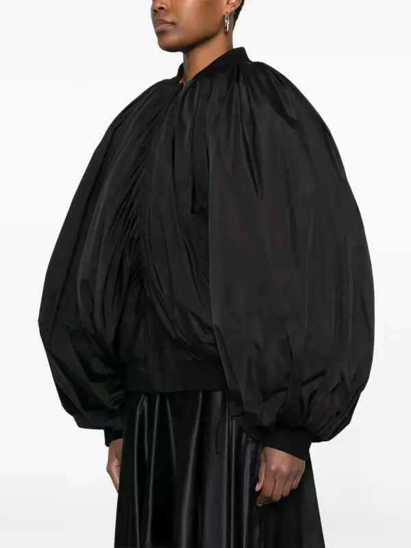 Balenciaga Draped Bomber Jacket