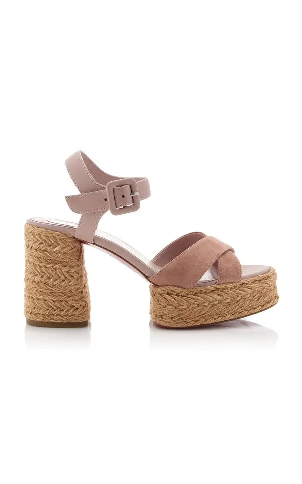 CHRISTIAN LOUBOUTIN Calakala 85mm Suede Sandals