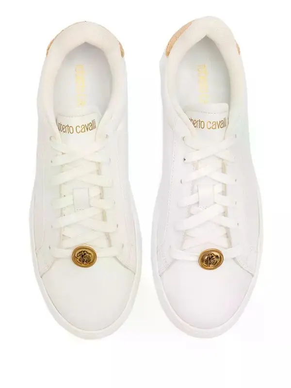 Roberto Cavalli Leather Sneakers