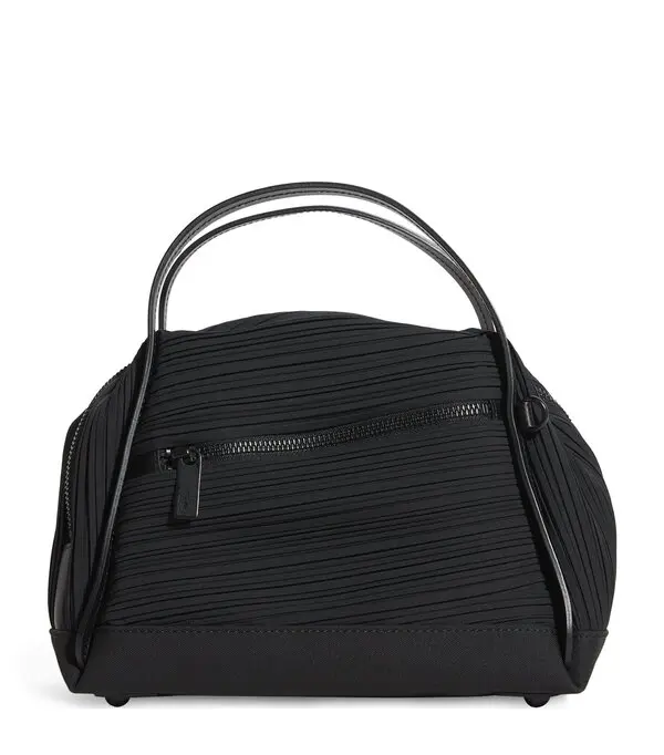Issey Miyake Mini Bias Pleats Duffle Bag - Black