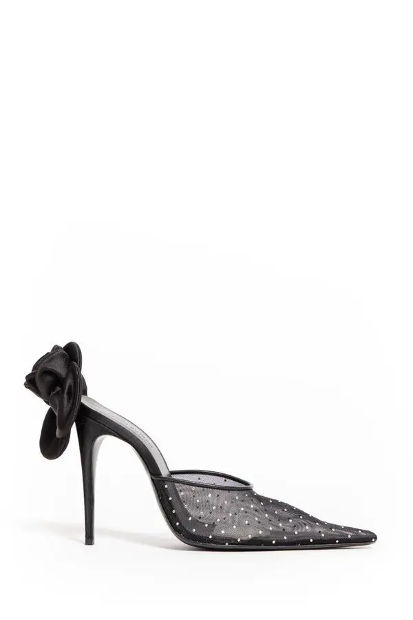 Magda Butrym Crystal Embellished Heel Mules