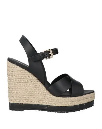 Hogan Leather Espadrille Sandals