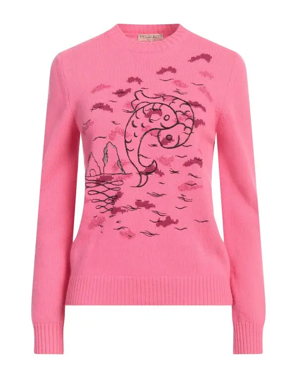Emilio Pucci Embroidered Wool Sweater