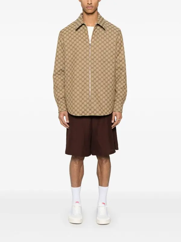 Gucci Gg Supreme Canvas Overshirt