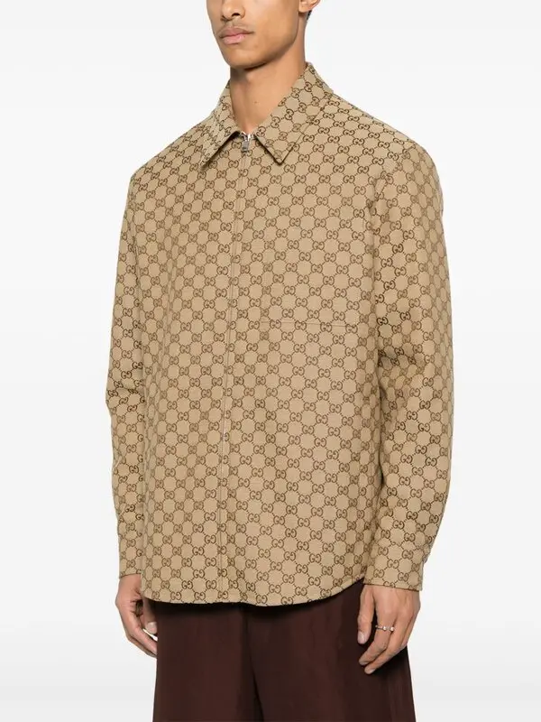 Gucci Gg Supreme Canvas Overshirt