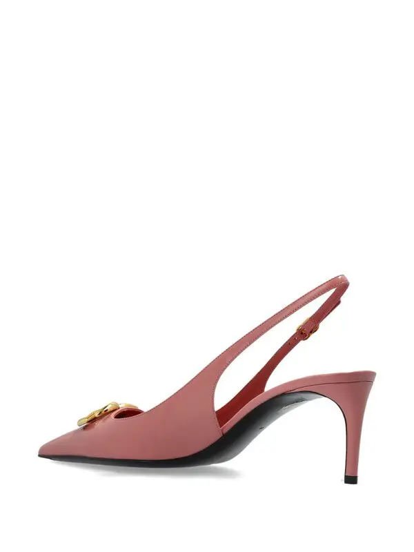 Dolce & Gabbana Dg Logo Leather Pumps