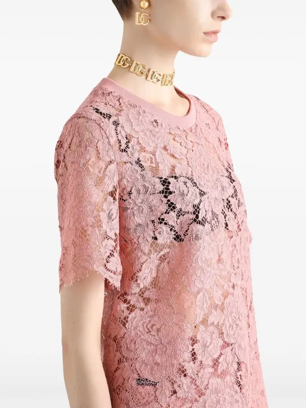 Dolce & Gabbana Lace Top - Powder