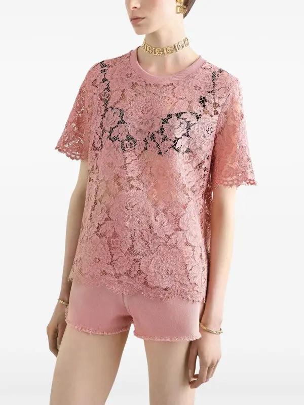 Dolce & Gabbana Lace Top - Powder