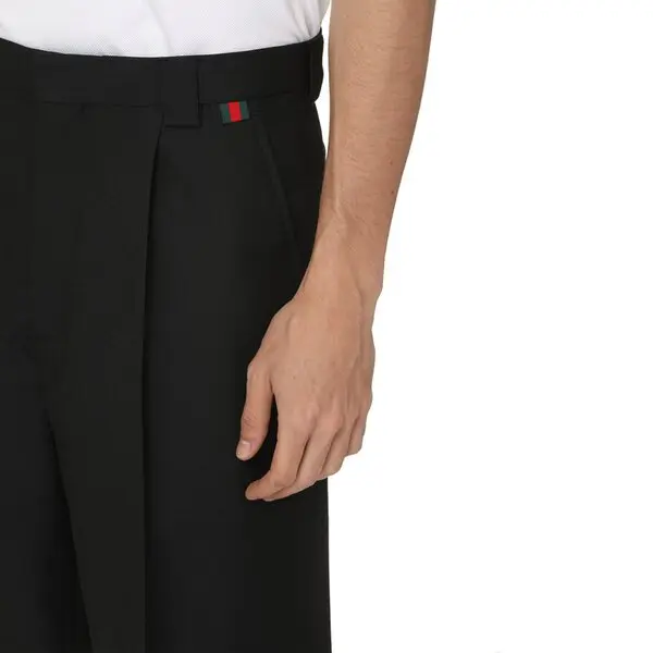 Gucci Gabardine Bermuda Shorts - Black
