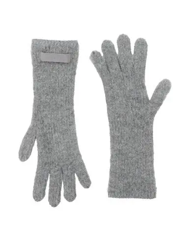 Jacquemus Alpaca Wool, Polyamide, Wool Gloves - Grey