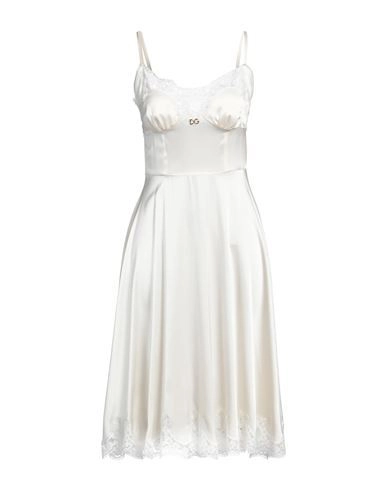Dolce & Gabbana Midi Slip Dress - Ivory