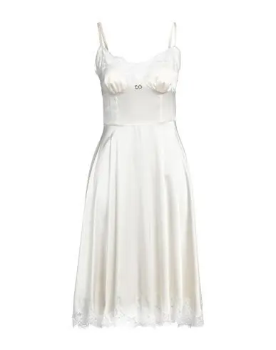 Dolce & Gabbana Midi Slip Dress - White
