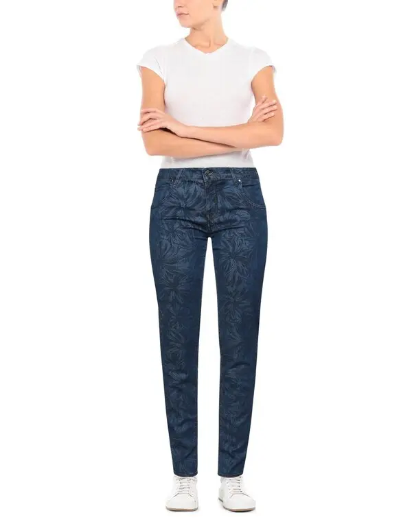 JACOB COHЁN Skinny Fit Floral Print Jeans