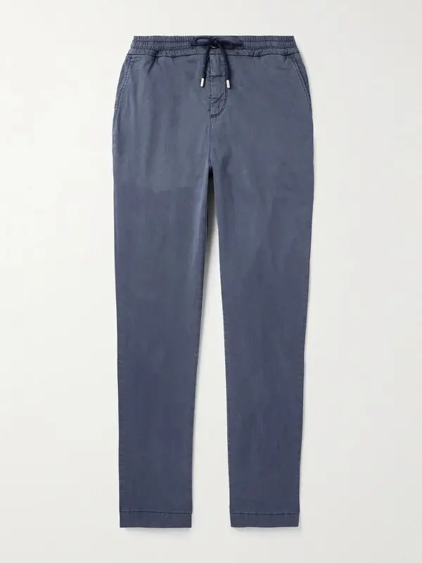 Vilebrequin Clemence Slim-fit Tencel™ Lyocell-blend Trousers - Blue