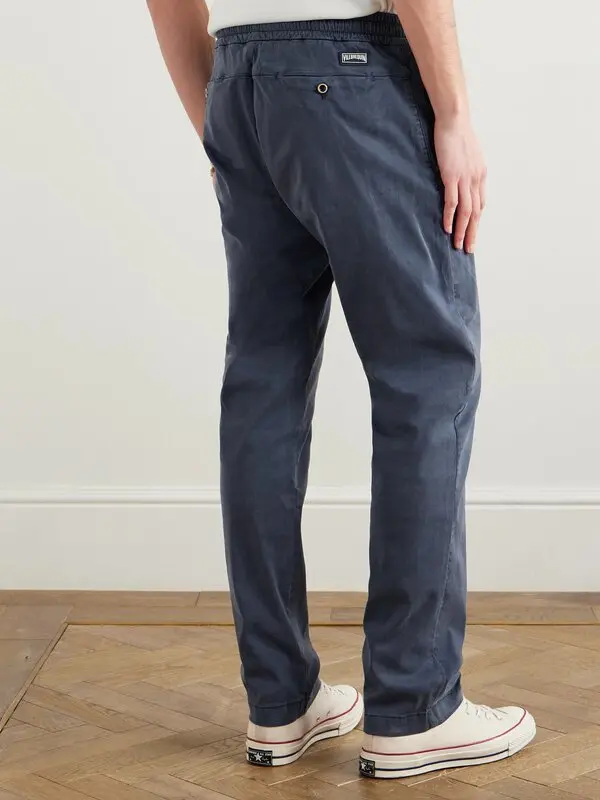 Vilebrequin Clemence Slim-fit Tencel™ Lyocell-blend Trousers - Blue