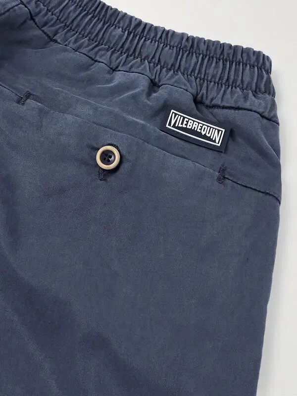 Vilebrequin Clemence Slim-fit Tencel™ Lyocell-blend Trousers - Blue