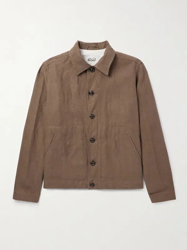 VALSTAR Miyagi Convertible-collar Cotton Overshirt