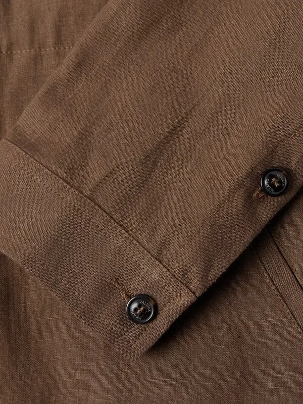 VALSTAR Miyagi Convertible-collar Cotton Overshirt
