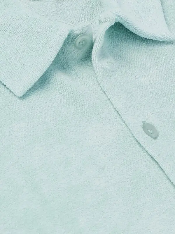 Vilebrequin Charli Organic Cotton-blend Terry Shirt - Blue