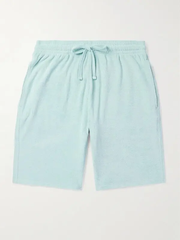 Vilebrequin Bolide Straight-leg Terry Shorts - Blue
