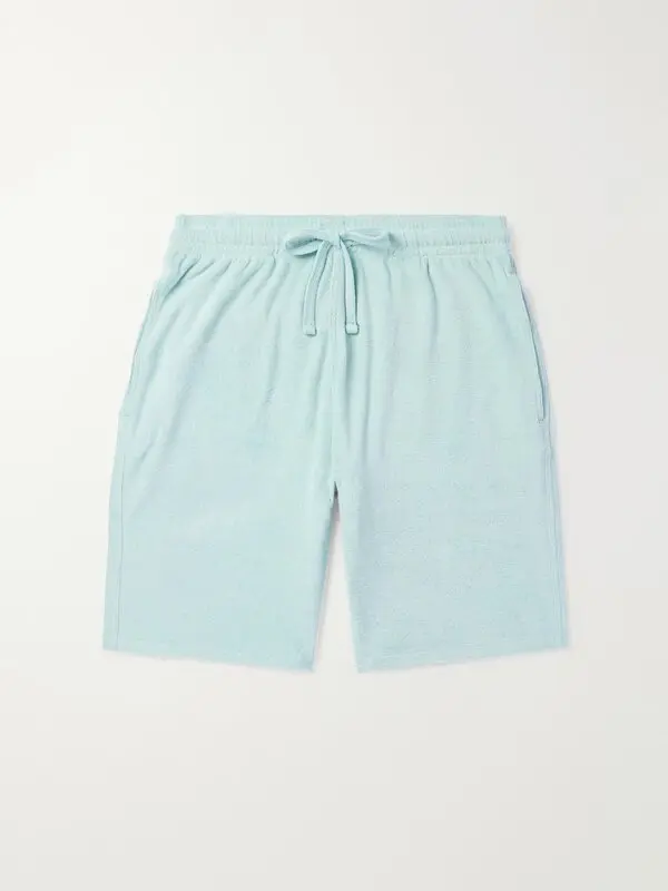 Vilebrequin Bolide Straight-leg Terry Shorts - Blue