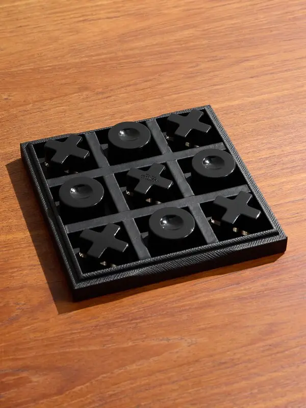 Smythson Textured-leather Noughts And Crosses Set