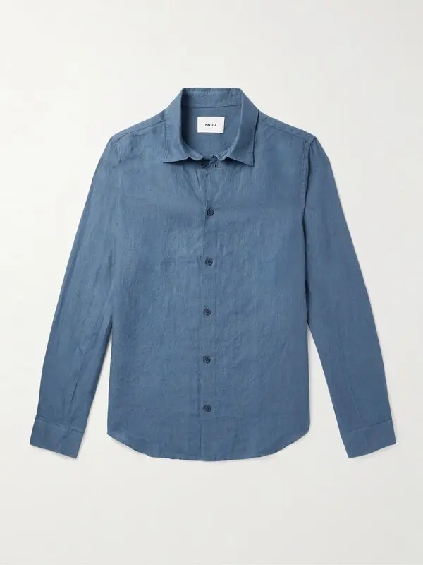 Nn07 Enzo 5708 Linen Shirt