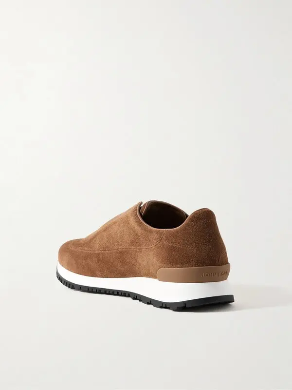 John Lobb Lift Suede Slip-on Sneakers