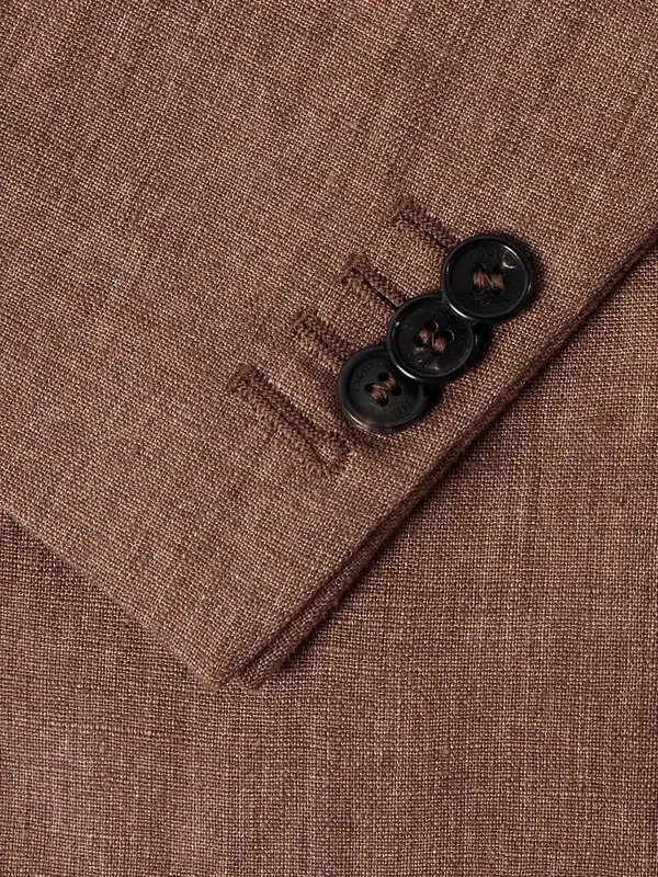 SLOWEAR Venezia 1951 Slim-fit Garment-dyed Linen Suit Jacket