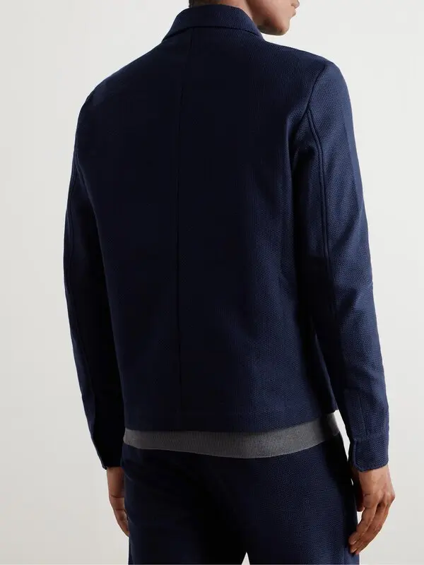 SLOWEAR Zanone Cotton Zip-up Jacket