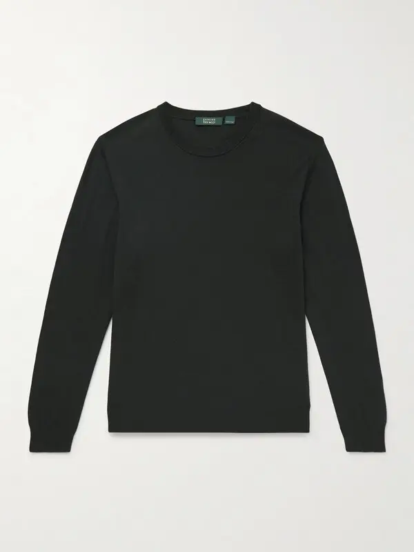 SLOWEAR Slim-fit Flexwool Sweater