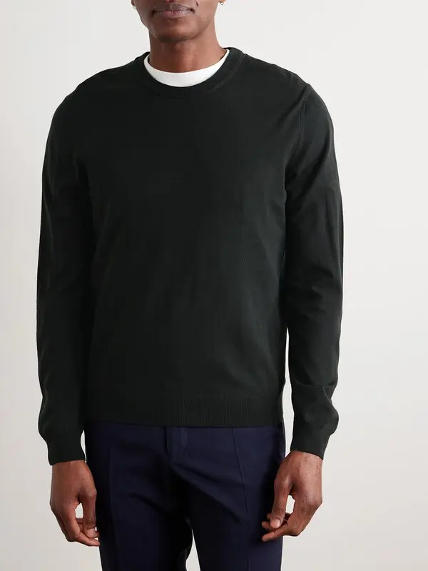 SLOWEAR Slim-fit Flexwool Sweater