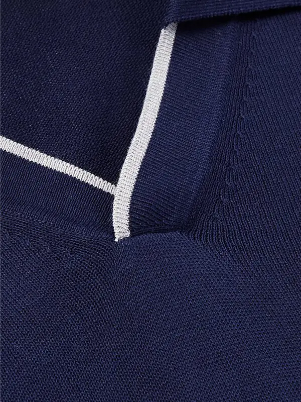 SLOWEAR Zanone Slim-fit Cotton Polo Shirt