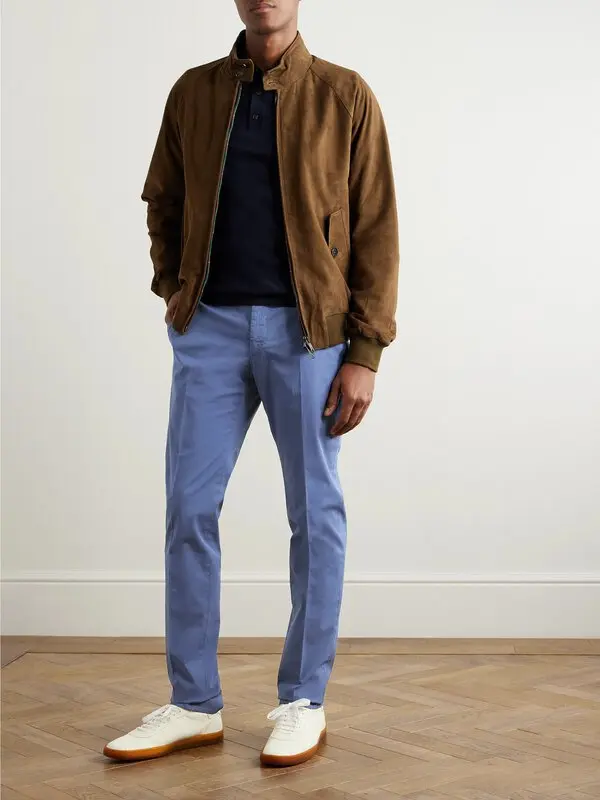 SLOWEAR Incotex Venezia 1951 Slim-fit Stretch-cotton Twill Trousers