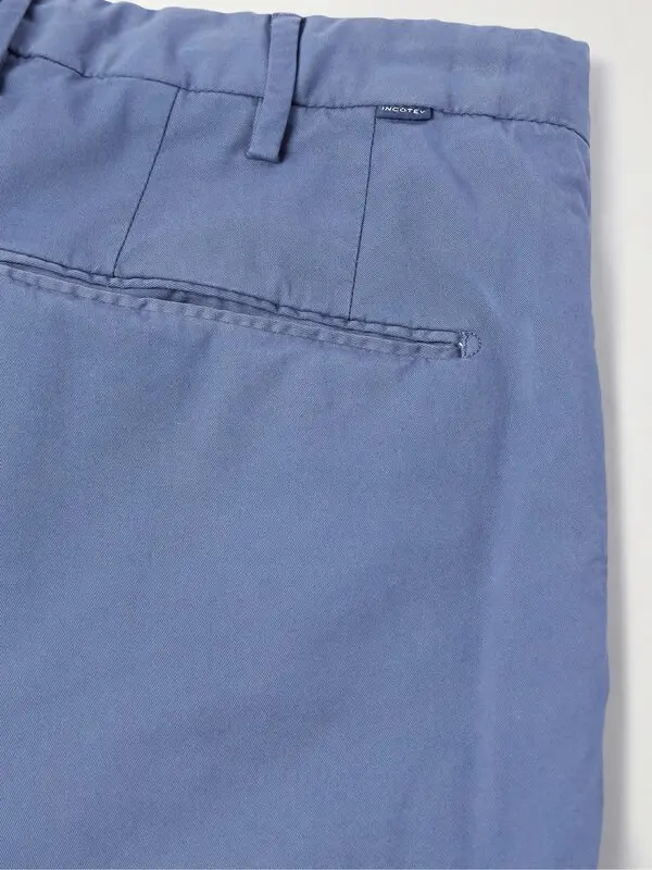 SLOWEAR Incotex Venezia 1951 Slim-fit Stretch-cotton Twill Trousers
