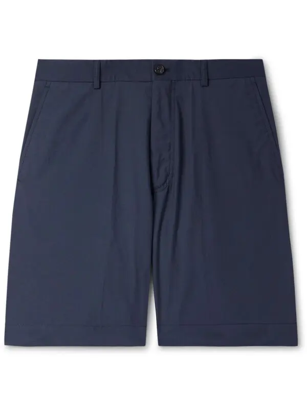 SLOWEAR Teknosartorial Wide-leg Cotton-blend Shorts