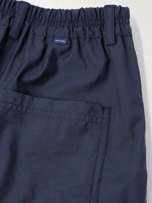 SLOWEAR Teknosartorial Wide-leg Cotton-blend Shorts