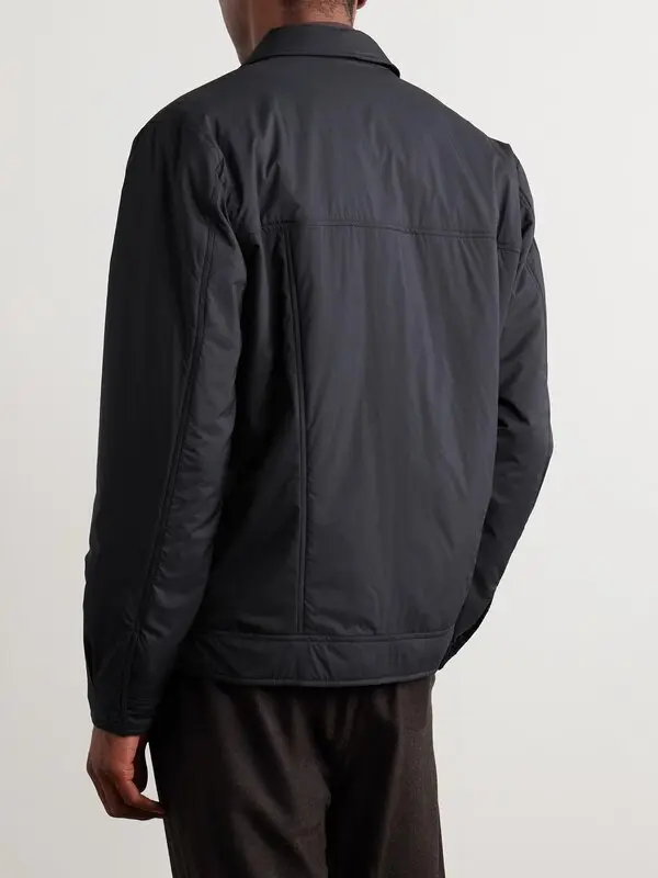 Herno Padded Shell Shirt Jacket - Blue