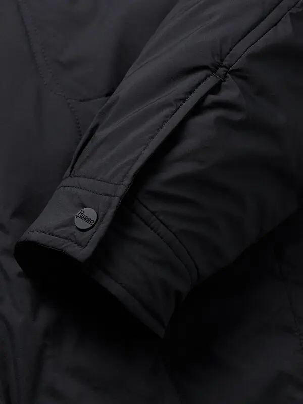 Herno Padded Shell Shirt Jacket - Blue