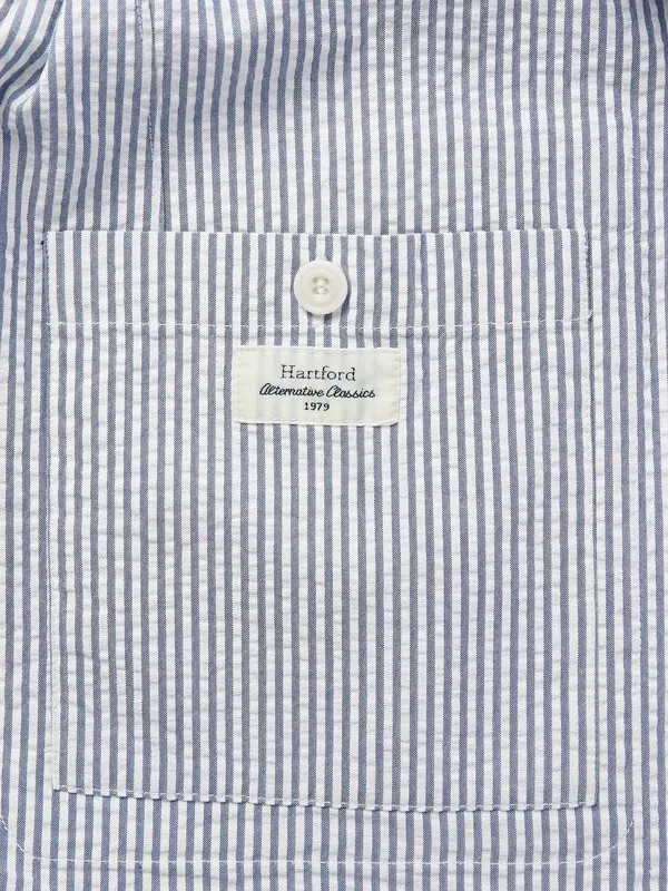 Hartford Striped Cotton-seersucker Blazer